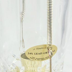Teleflora | Accents | Vintage Bohemian Angel Candle Holder Lead Crystal ...